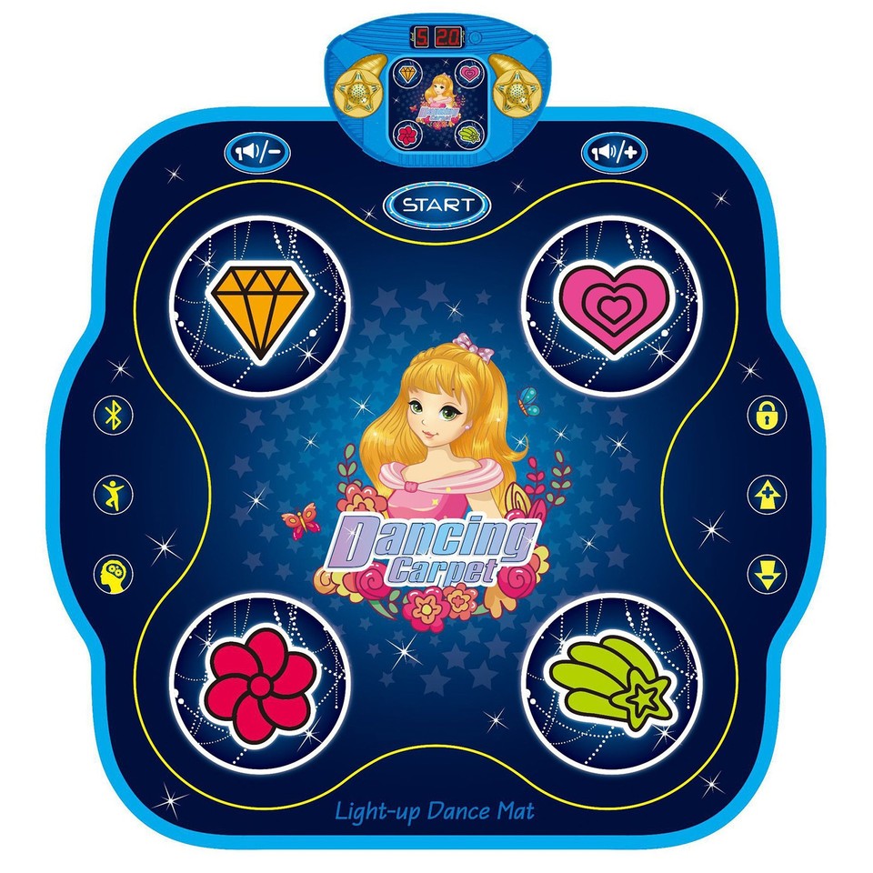 Dance Mat Toys for Girls Light Up Dance Pad Gifts Kids Wireless ...