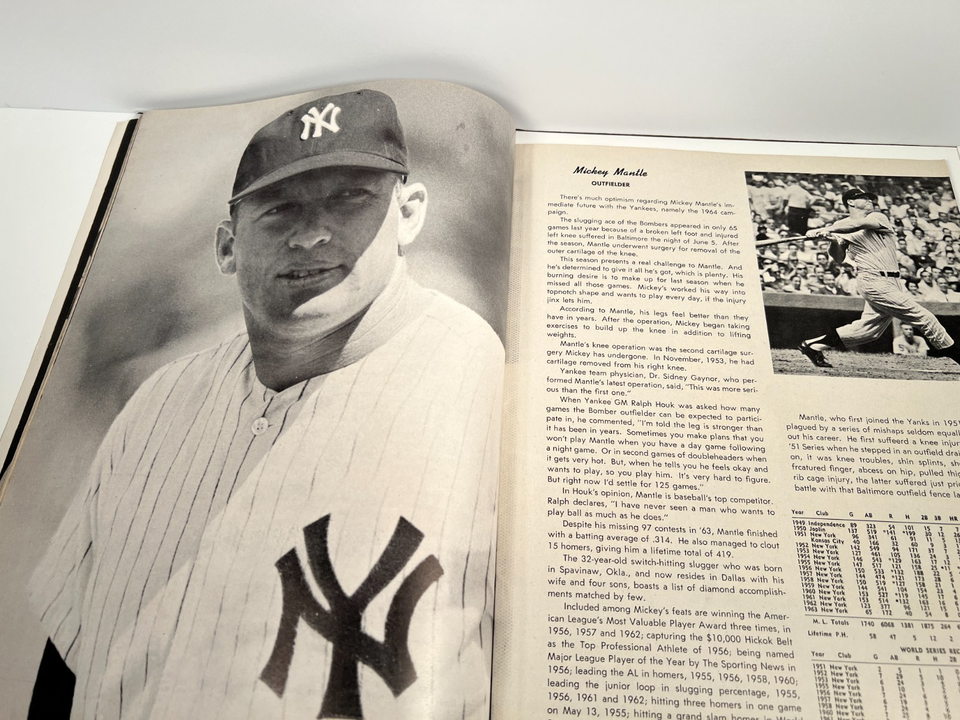 🔥 1964 New York Yankees Baseball Yearbook🔥 | eBay