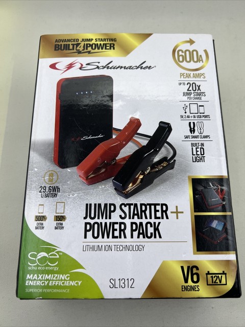 Schumacher - 600a Lithium Jump Starter SL1312 for sale online | eBay