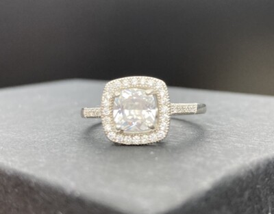 IBB CN 925 STERLING SILVER CZ CUBIC ZIRCON ENGAGEMENT RING SIZE 7 | eBay