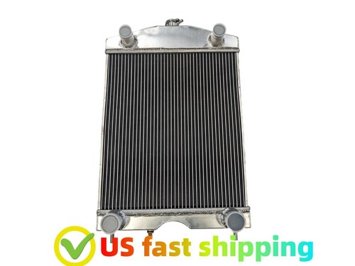 aluminum radiator Fit Ford 2N/8N/9N tractor w/flathead V8 engine 2 ROWS ...