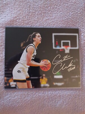CAITLIN CLARK SIGNED PHOTO 8X10 AUTHENTIC/COA ORIGINAL | eBay