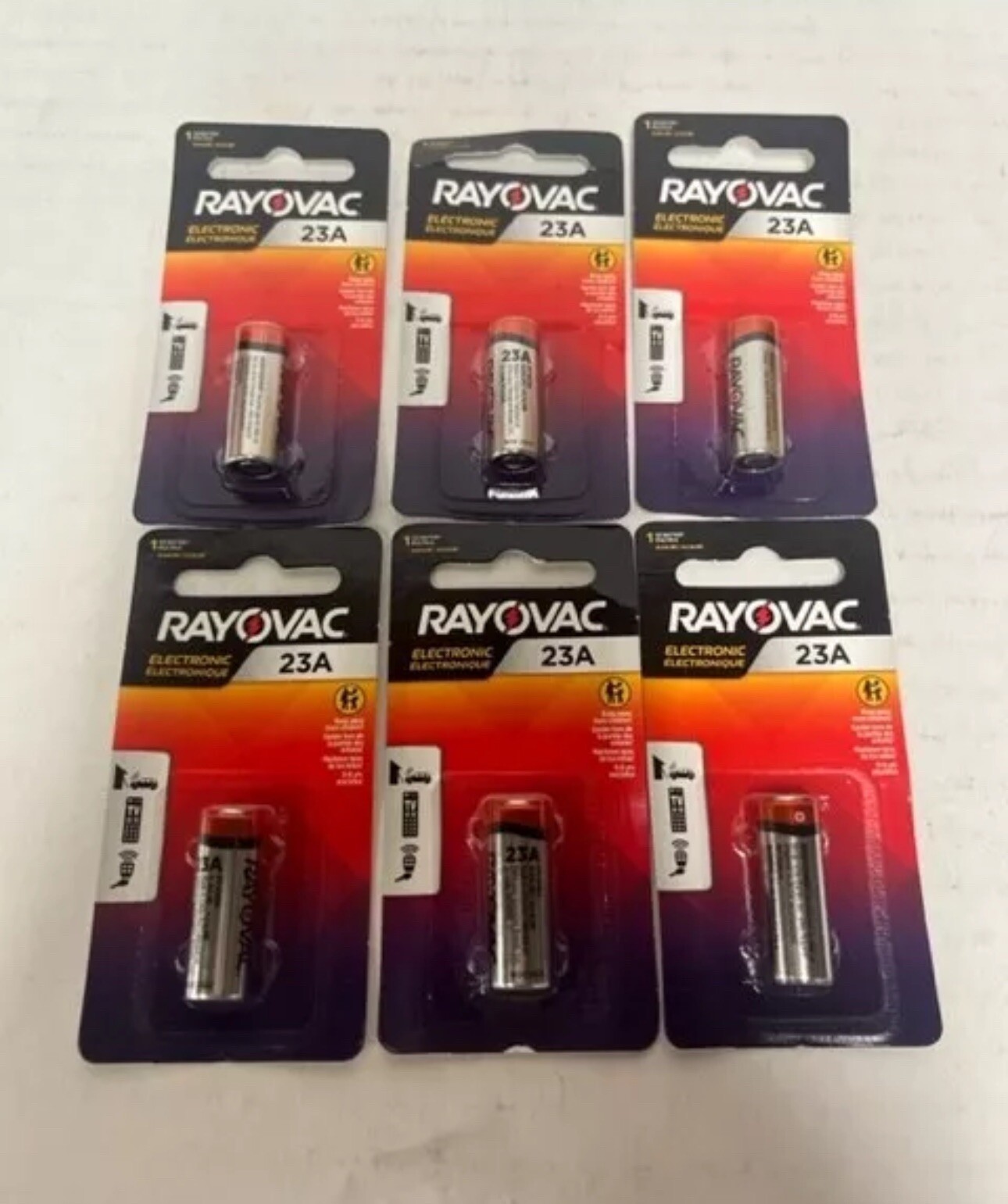 *LOT OF 6* Rayovac KE23A-1ZMG 12V Alkaline Battery- NEW | eBay
