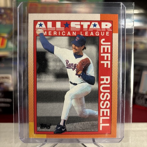 1990 Topps Jeff Russell Allstar Outline Misprint ERROR ⭐️ MINT | eBay