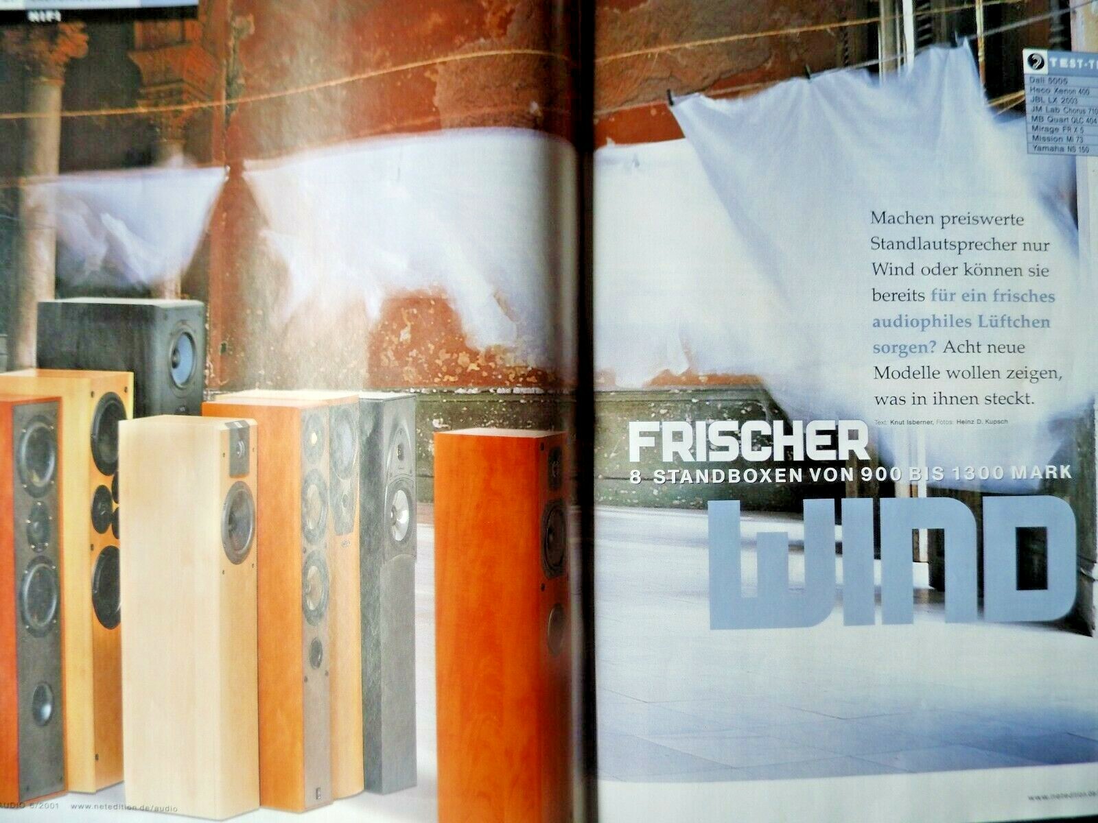 AUDIO 6/01, TANNOY DIMENSION 10,AVALON ARIOS,MBL 5010 D,8011 S,McINTOSH ...