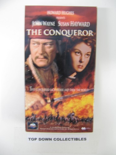 John Wayne ,Susan Hayward, Agnes Moorehead The Conqueror VHS Movie Like ...