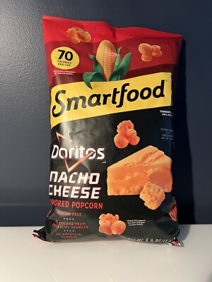 🟠 Brand New Limited Edition Smartfood Doritos Nacho Cheese Flavored ...