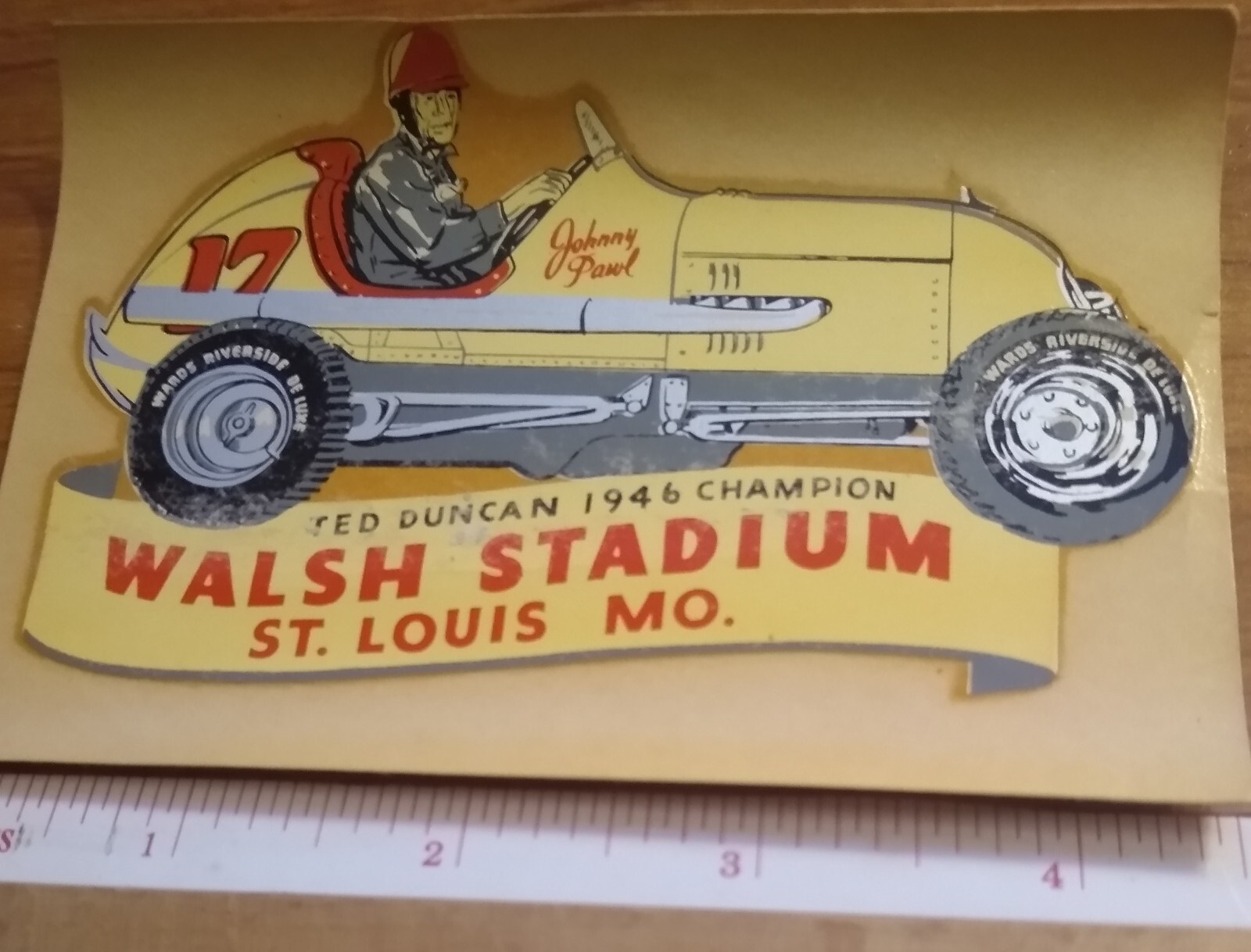 RARE Vintage ORIGinal Ted Duncan Walsh Stadium 1946 Champion water ...