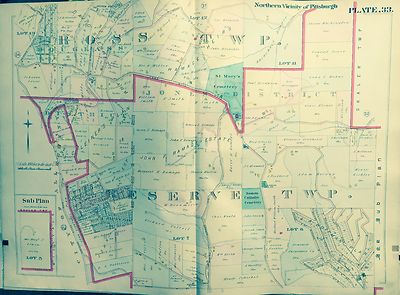 1906 N. PITTSBURGH ROSS & RESERVE TOWNSHIP JONES DISTRICT PENNSYLVANIA ...