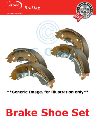 Apec Braking Replacement 254mm x 52mm Drum Brake Shoes Set SHU783 | eBay UK