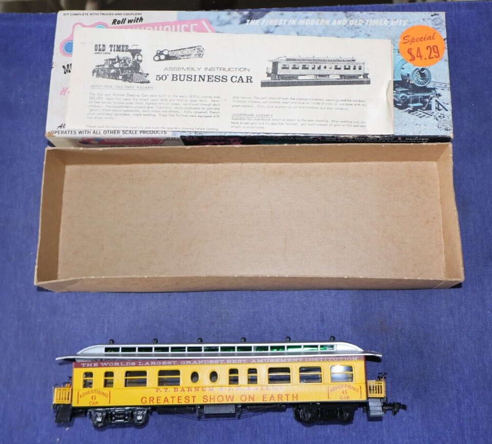 3 Roadhouse Model Train building Kits 1 already assembled, 1 partial &1 ...