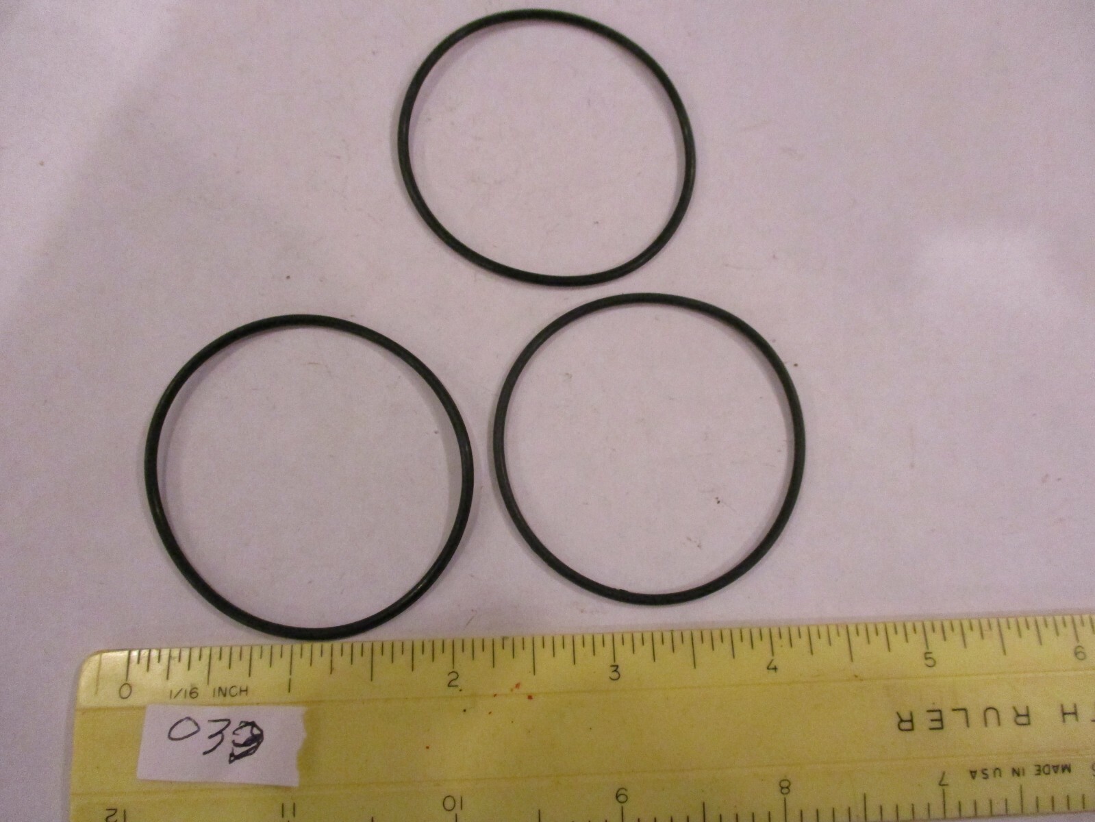 033 O-ring. 2" ID x 2-1/8" OD x 1/16" thick. Buna-70. Quan 3. | eBay