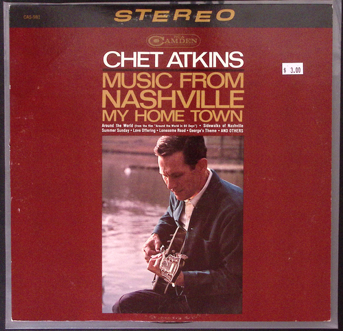 CHET ATKINS MUSIC FROM NASHVILLE MY HOME TOWN RCA CAMDEN REC VINYL LP ...