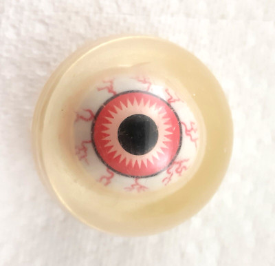 FLOATING RED EYE EYEBALL PLASTIC BALL TOY VINTAGE RARE | eBay
