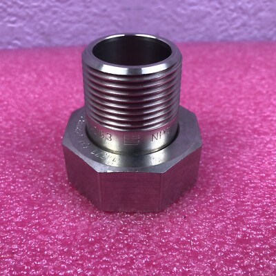 ES CH 538082, 95063 1" NPT Flange Nut UNION Coupling 1.4571 Stainless ...