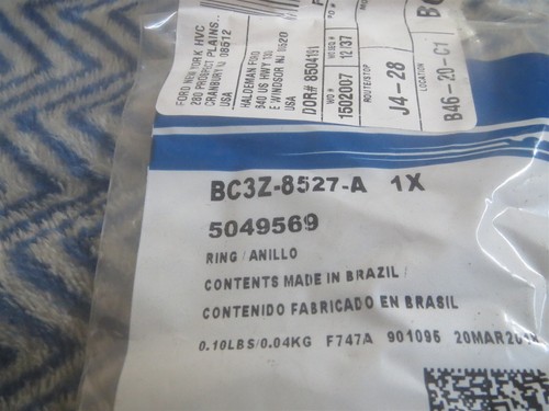 NOS FORD HARDWARE RING PART NUMBER BC3Z-8527-A NEW | eBay
