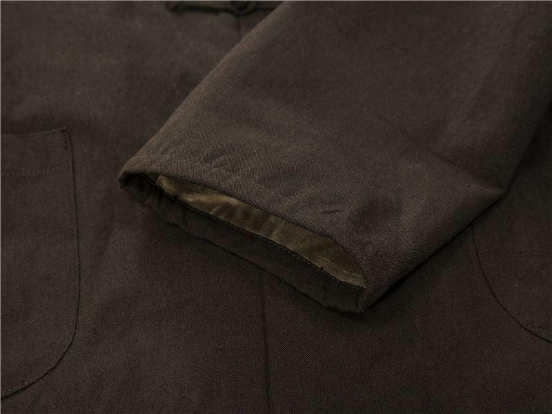 Men Jackets Kung Fu Traditional Tops Slim Winter Warm Chinese Style ...