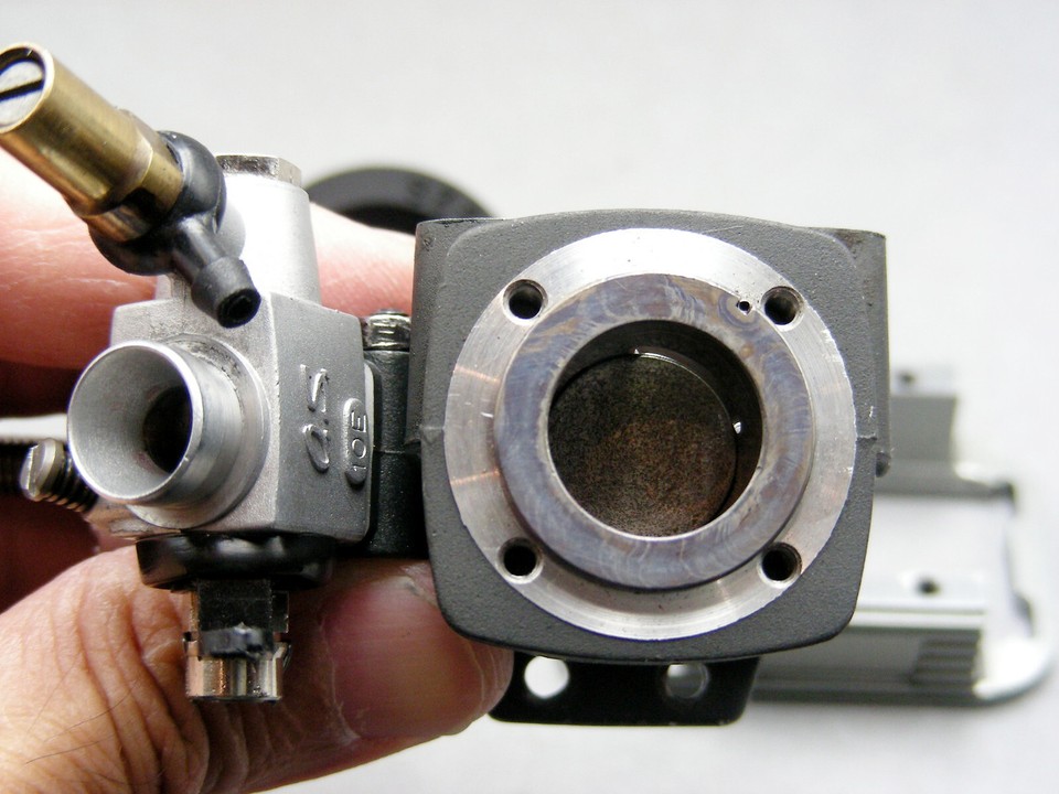 Vintage OS MAX 12CV HYPER PURPLE Head 10E Rotary Carb Engine RC10GT ...