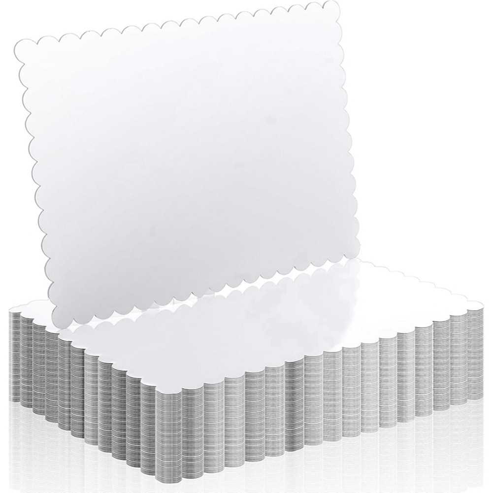 20 Pack Rectangle Cake Board Disposable Cardboard Cake Bases, 25 X ...