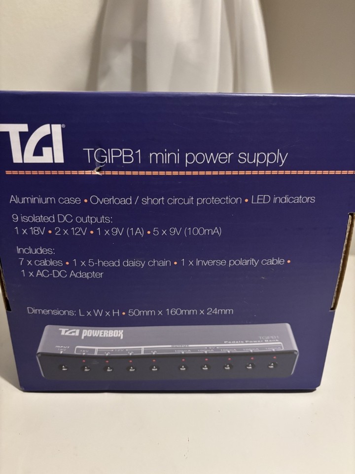 TGI powerbox multi effects pedal power supply | eBay UK