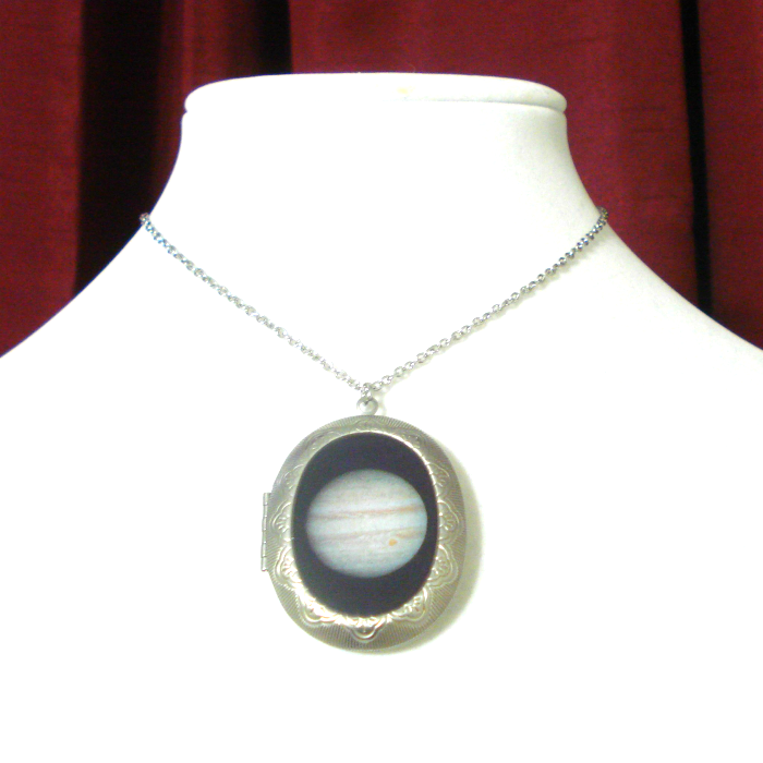 Jupiter Locket Pendant Necklace Planet Jewelry Stainless Steel | eBay