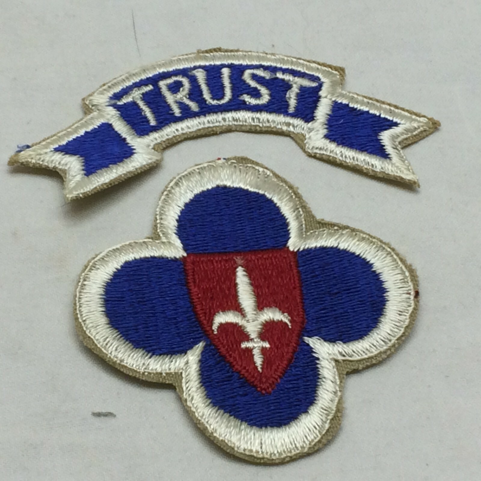 Military Patch Badge lot (2) Trieste Forces Club and Arc Tab Set No ...