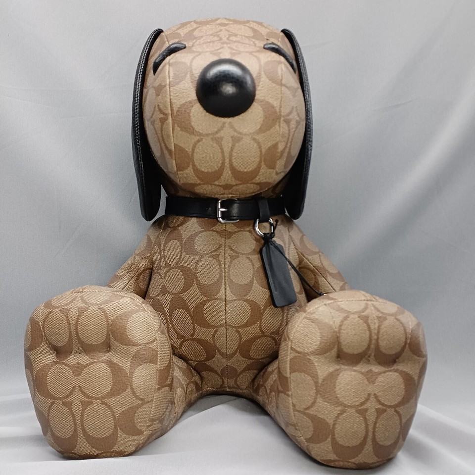 Coach X Peanuts Snoopy LARGE Plush Doll New Charlie Brown Woodstock ...