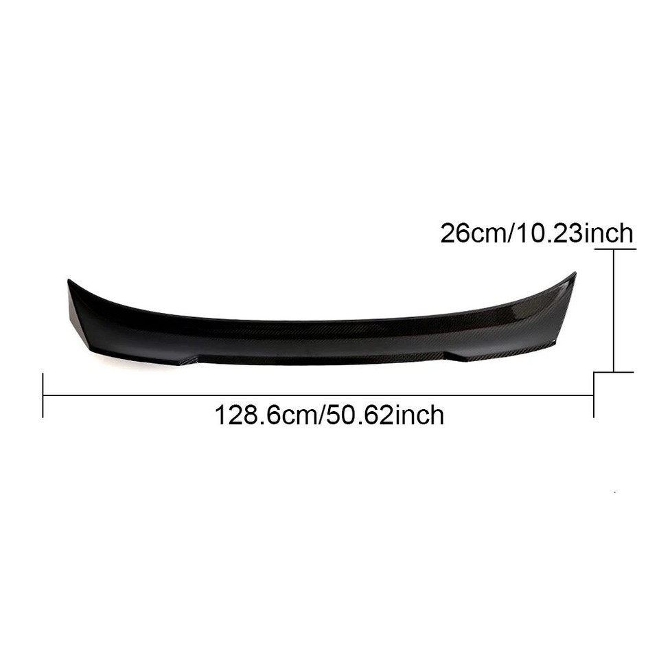 Real Carbon Rear Trunk Spoiler High kick Wing Lip For Nissan Z 400Z ...