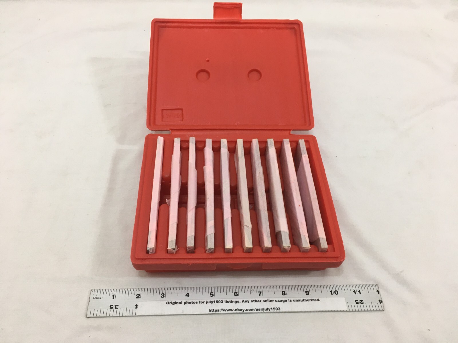 ABN Machinist Thin Parallel Bars 20pc Bar Blocks Set 1/2" to 1-5/8 ...