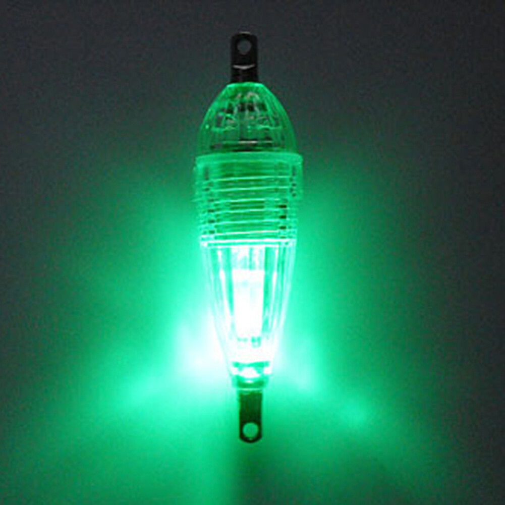 Mini LED Deep Drop Underwater Fishing Squid Fish Lure Light Green | eBay