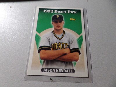 PIRATES JASON KENDALL 1993 TOPPS 1992 DRAFT PICK #334 ROOKIE CARD RC | eBay