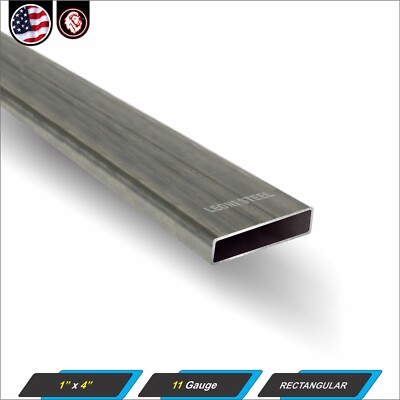 1" x 4" Rectangular Metal Tube - Mild Steel - 11 gauge - ERW - 84" Long ...