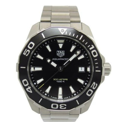 TAG Heuer Aquaracer WAY111A.BA0928 Date Box Quartz Mens Watch Authentic ...