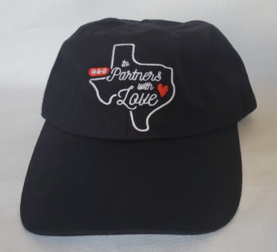 HEB "to Partners with Love" Cap Black Embroidered | eBay