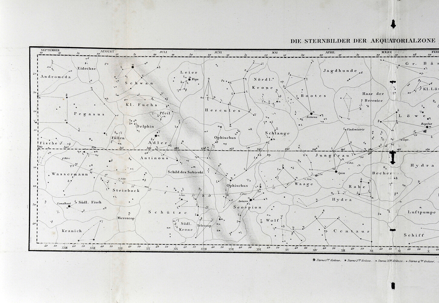 1872 Astronomy Maps x 2 Equatorial Zone 50° | Grelly UK