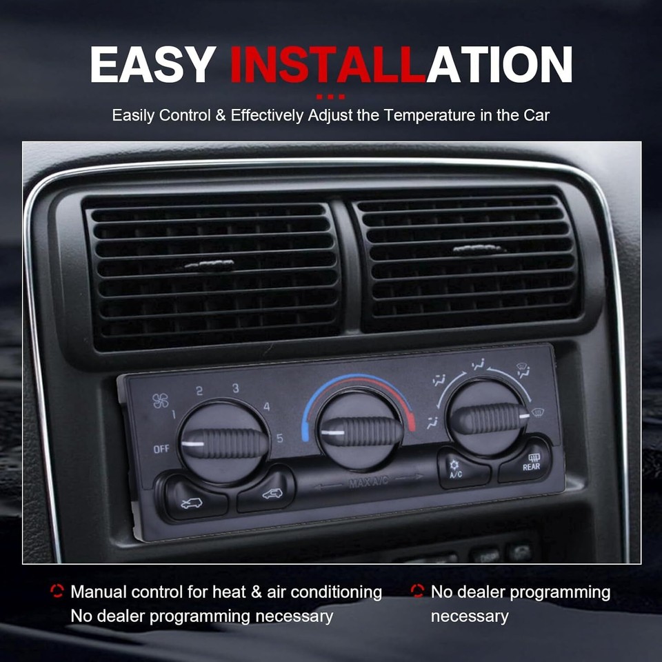 599-218 A/C Heater Climate Control Module Panel Switch For Chevrolet ...
