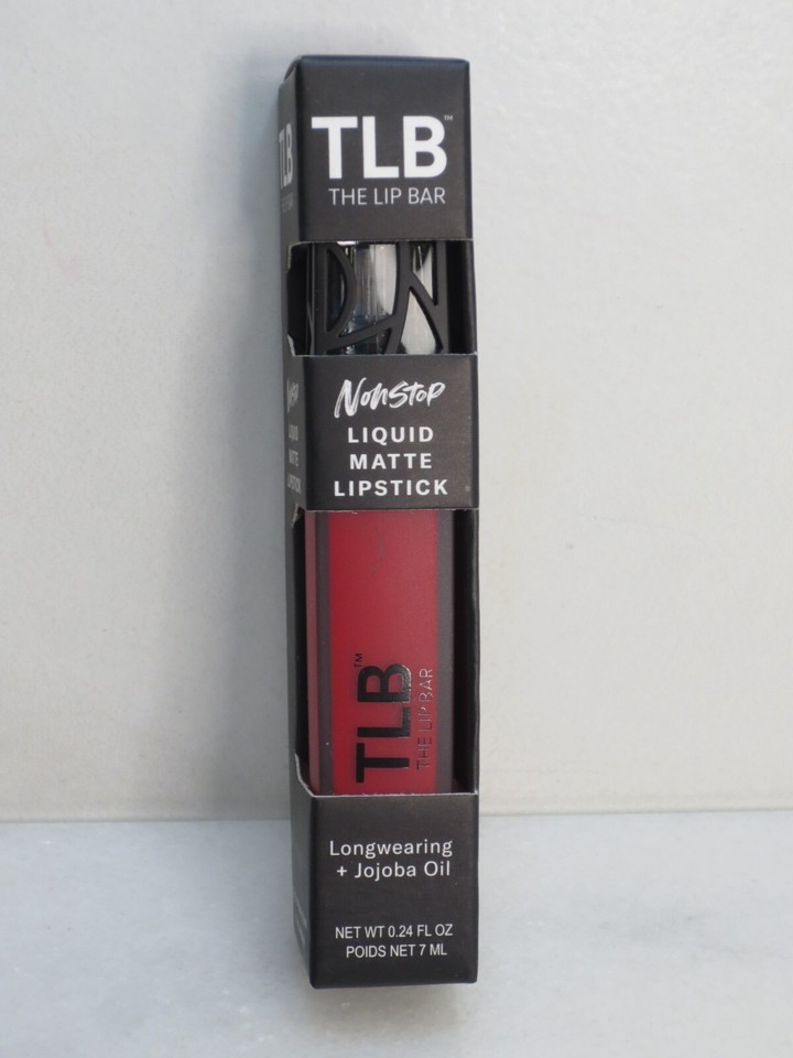 TLB THE LIP BAR NONSTOP LIQUID MATTE LIPSTICK HOT MAMA 0.24 OZ LOT OF 2 ...