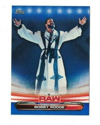 Bobby Roode 2019 Topps WWE Raw BLUE PARALLEL Card #10 /99 | eBay