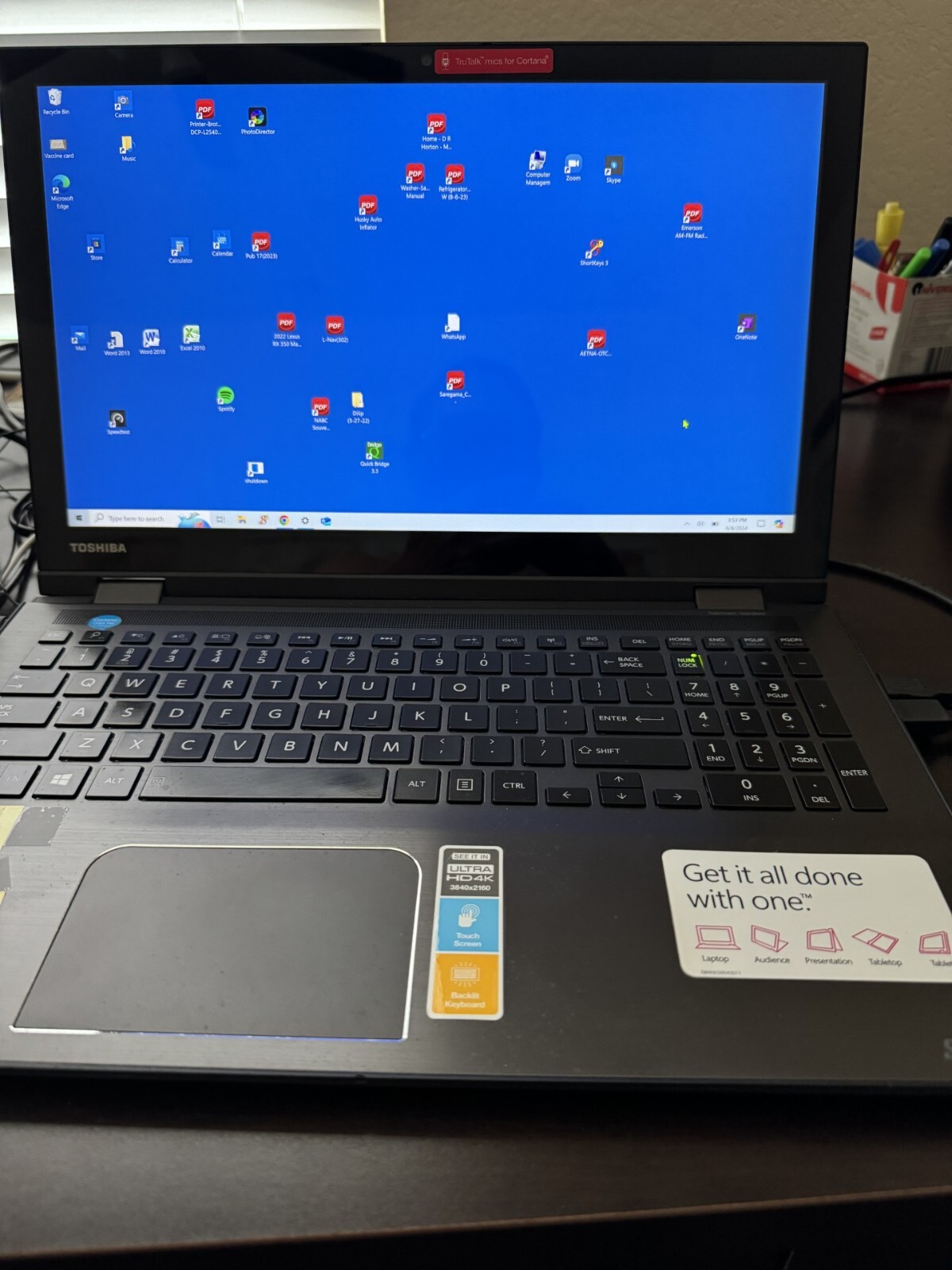 Toshiba laptop i7 16 gb RAM Touch screen | eBay