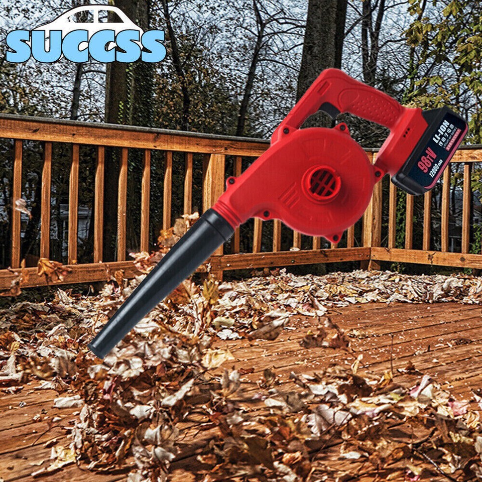 Cordless Blower Handheld Leaf Blower with Battery and Charger Portable ...