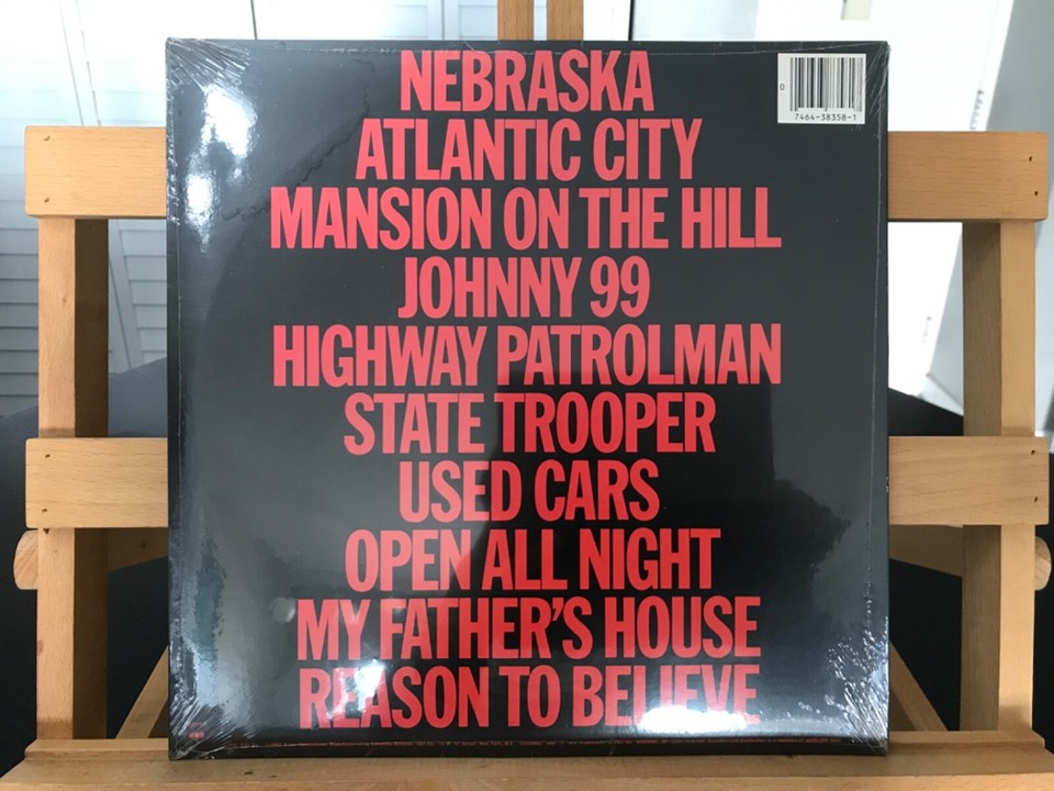 BRUCE SPRINGSTEEN NEBRASKA COLUMBIA QC38358 REISSUE USA 1982 M/M SEALED ...