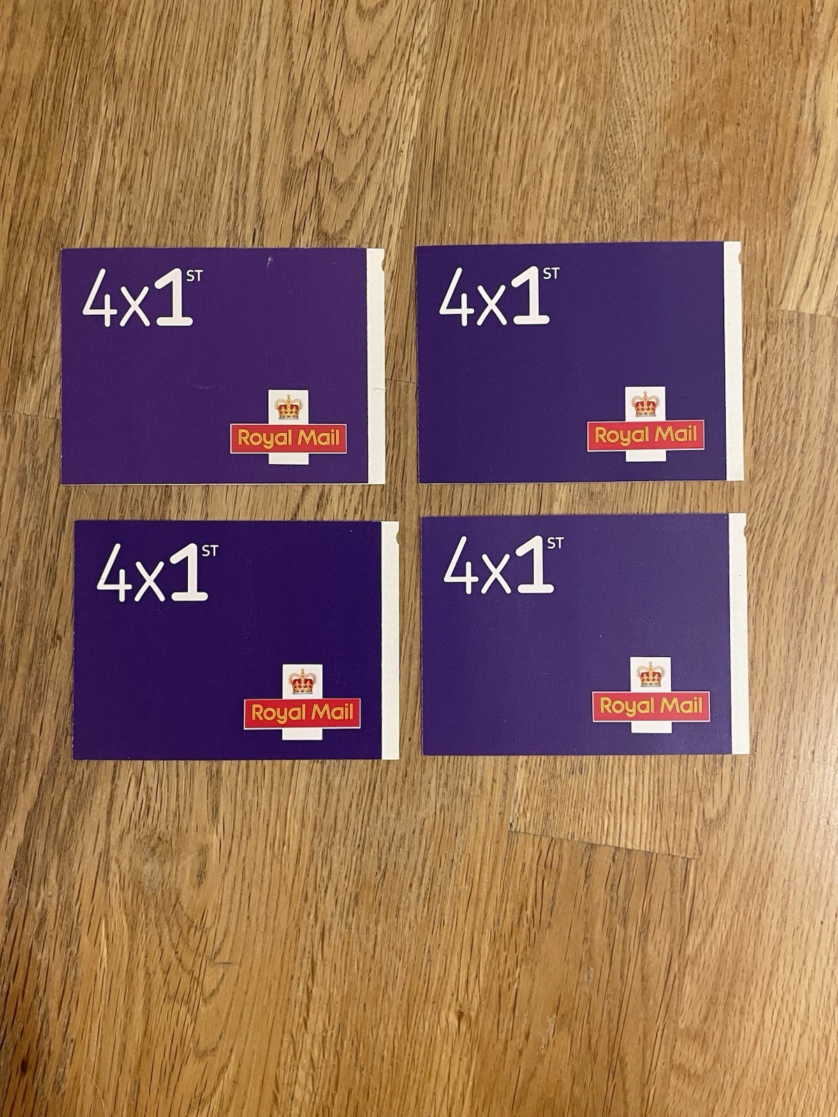 Genuine King Charles III Royal Mail First Class Stamp Book Of 4x1st ...