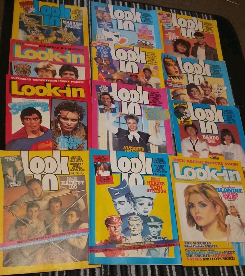 80 + Look In Magazines Magazine Bundle 80s vintage Retro | eBay UK