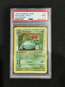 Venusaur 1999 Pokemon Game #15 1st Edition Holo Price Guide - Sports ...