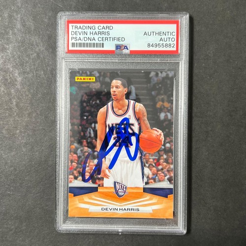 2009 Panini #16 Devin Harris Signed Card AUTO PSA Slabbed | eBay