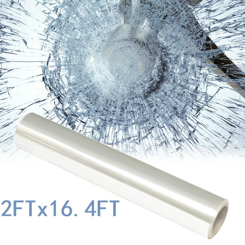 4Mil 8Mil Clear Security Window Film Shatterproof Glass Protection 24in ...
