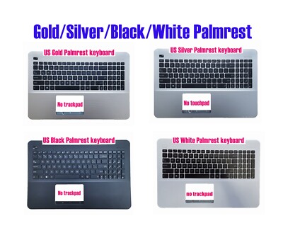 US Palmrest keyboard for Asus F555B F555D F555L F555Q F555S F555U F555Y ...