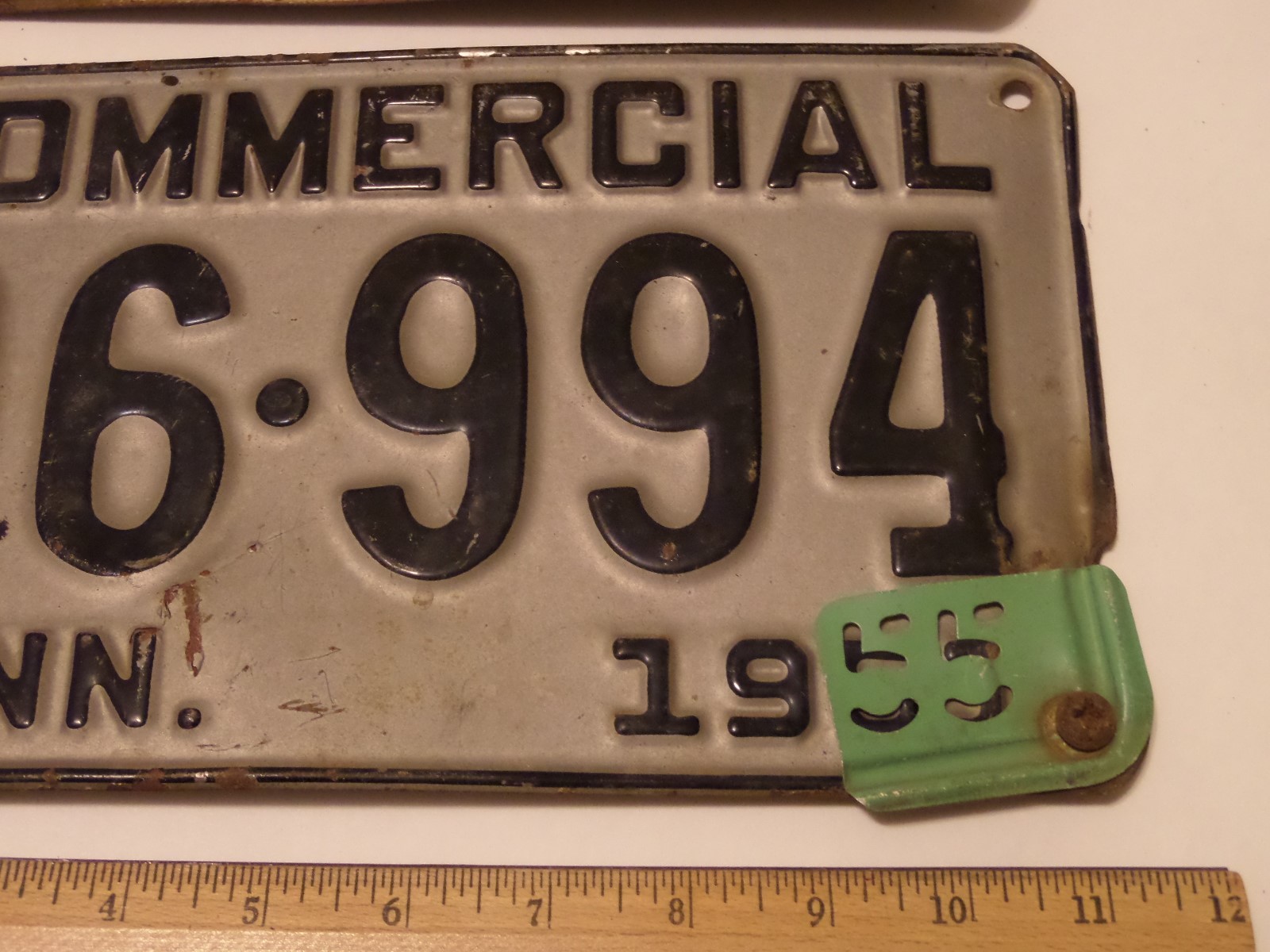1951 CONNECTICUT COMMERCIAL LICENSE PLATES PAIR 96-994 1955 TAGS | eBay