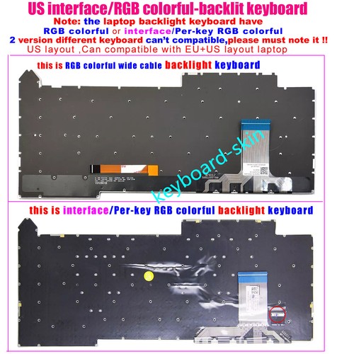 New US Backlit Keyboard For Asus ROG Strix G15 G513 G513Q G513QM G513QY ...