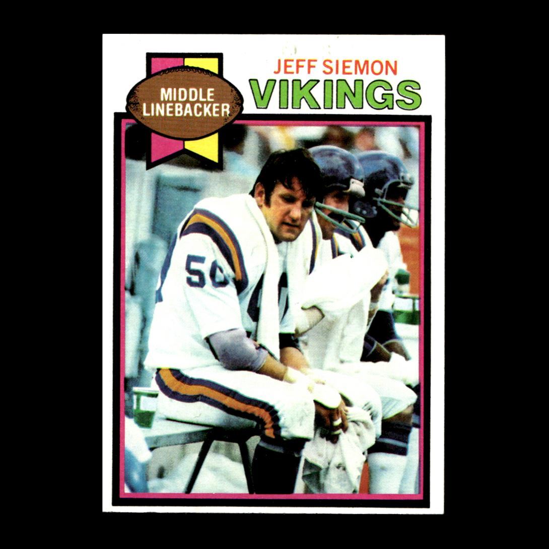 Jeff Siemon 1979 Topps Minnesota Vikings #378 R311A 2 | eBay